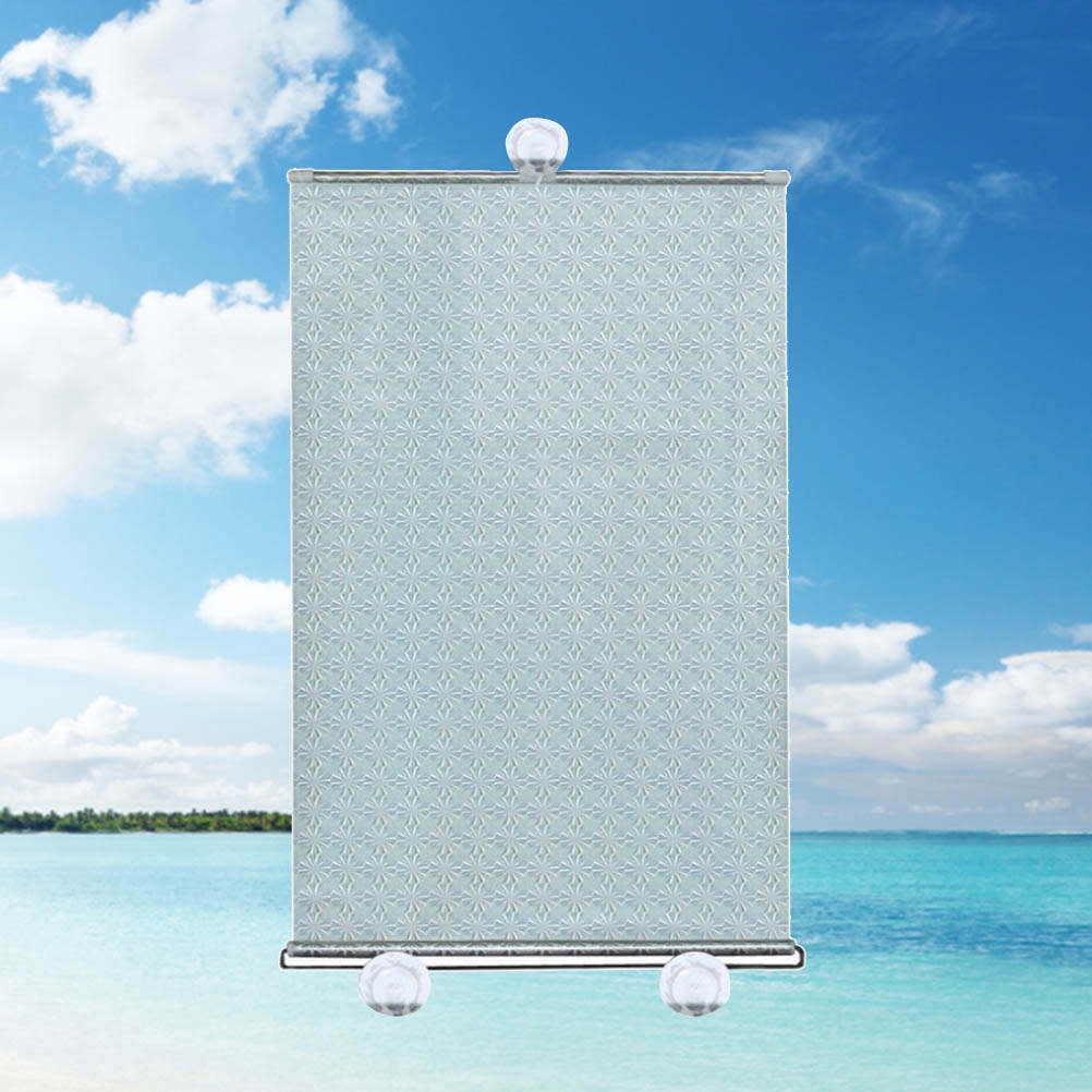COMPUKAS 1Set Sun Visor for Car Silver Rectangular Shape for Car Owners ...