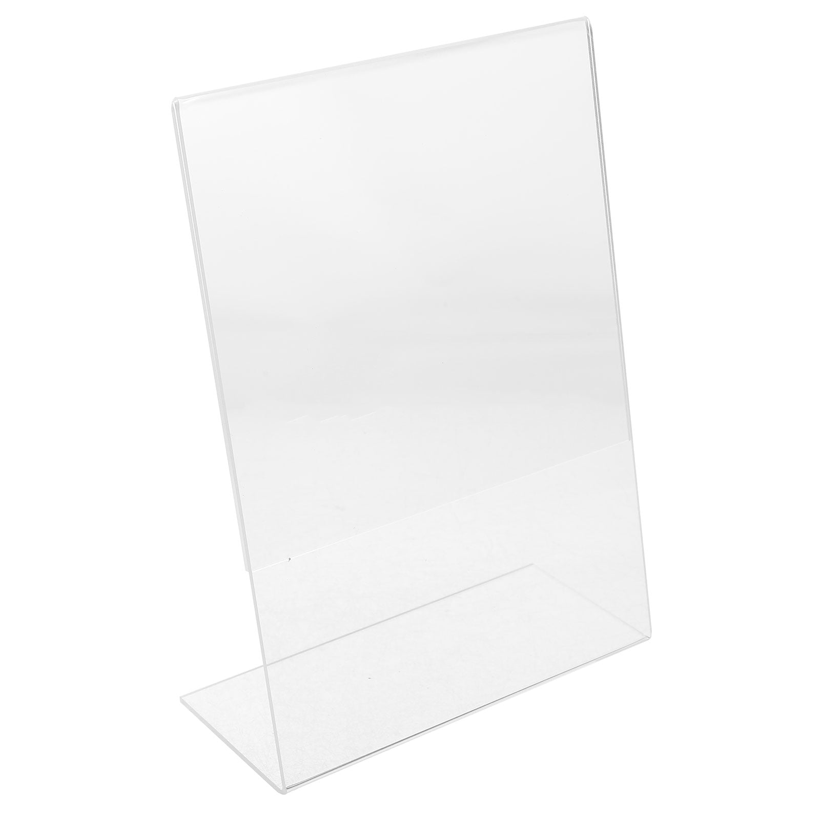 COMPUKAS 2Pcs Acrylic L Shape Sign Holder for Advertisement Display ...
