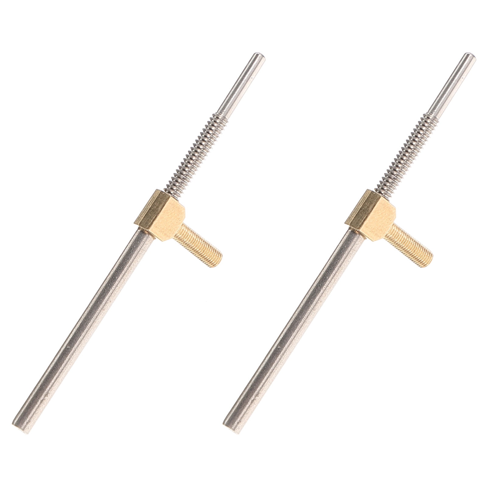 COMPUKAS 2Pcs Cello Bow Screw for String Instrument Fitting in Metal 6 ...