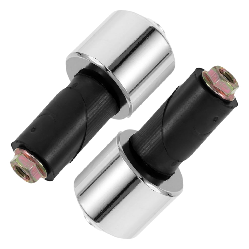 COMPUKAS 2-Pack Motorcycle Handlebar Plugs Metal Multi-Color ...