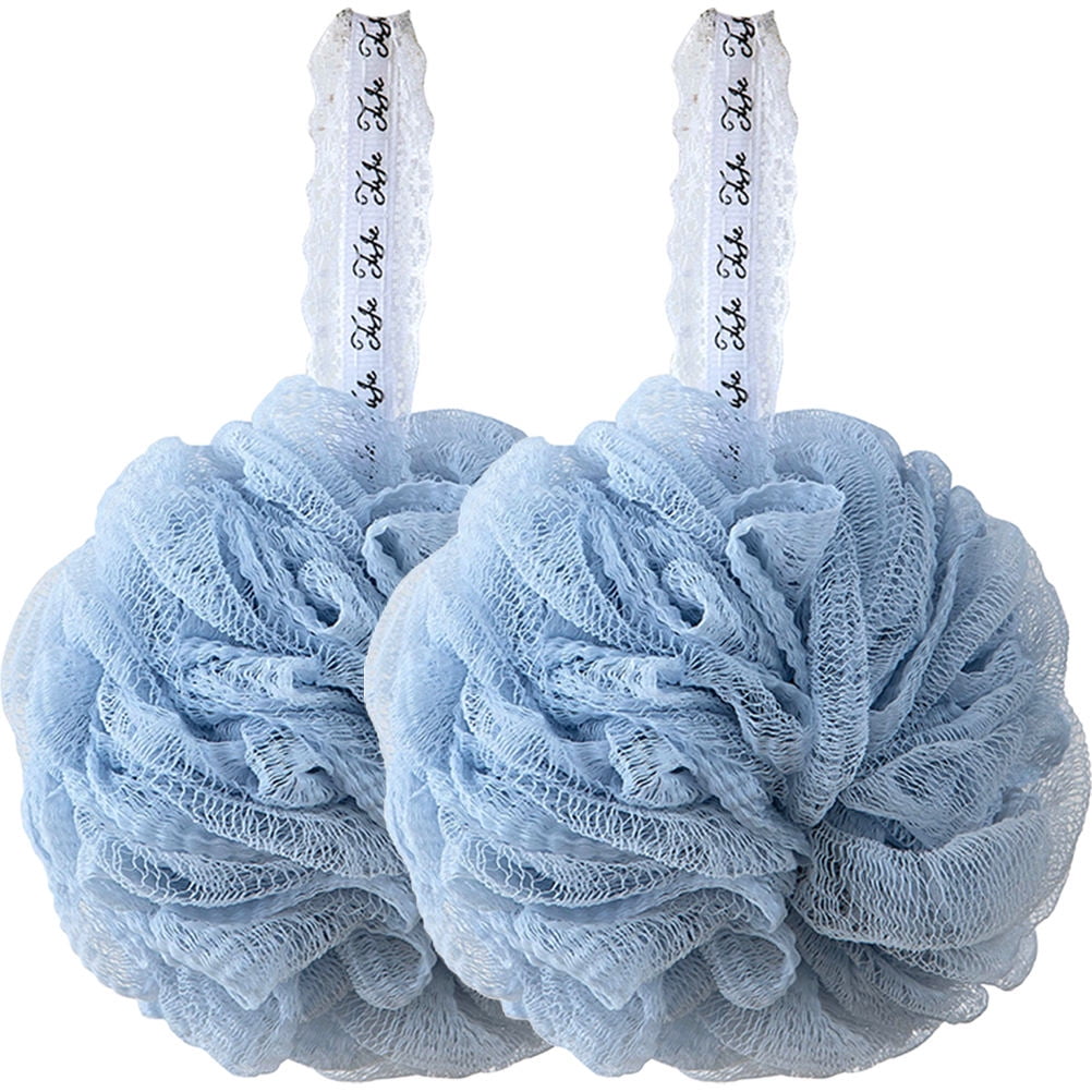 COMPUKAS 2Pcs Rubbing Bath Balls Portable Bath Loofah for Family ...
