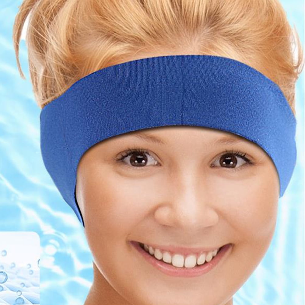 COMPUKAS 2Pcs Swim Ear Headbands for Swimming with Waterproof and ...