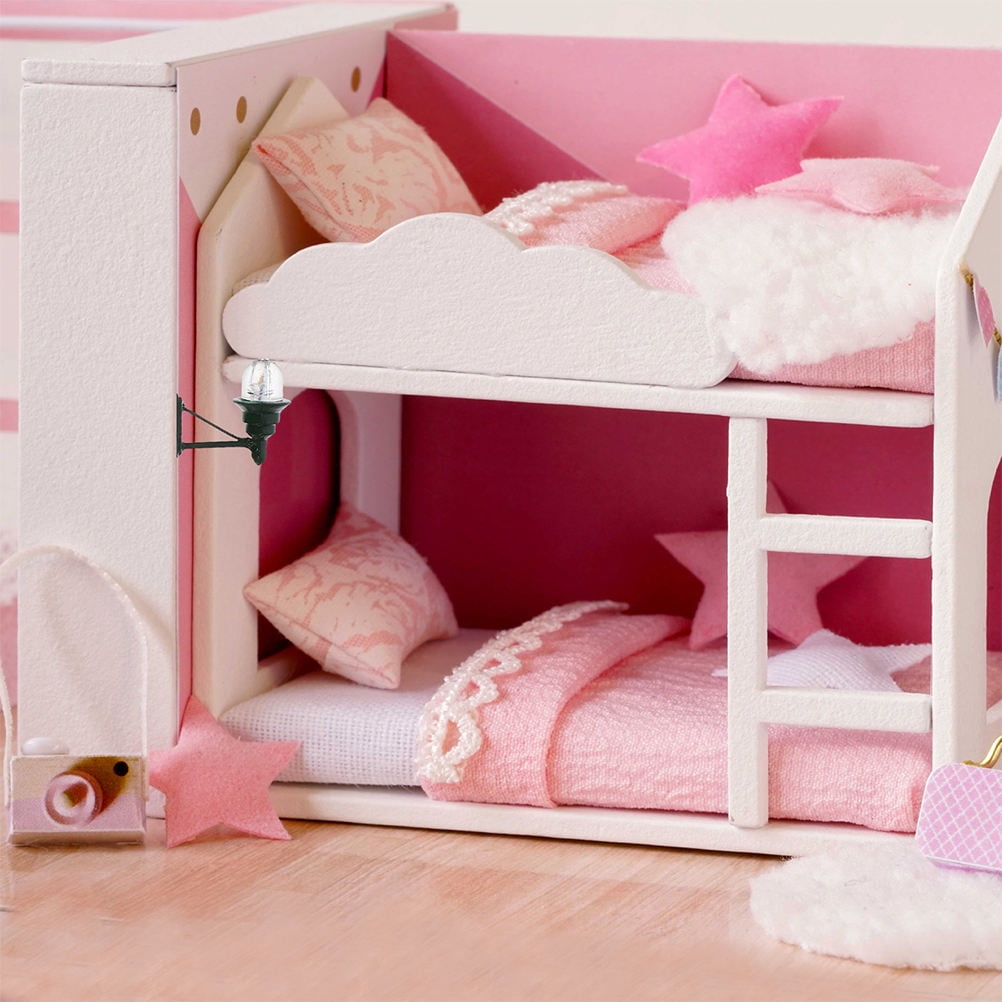 COMPUKAS 2-Pack Mini Dollhouse Lights for Model Building, Warm White ...