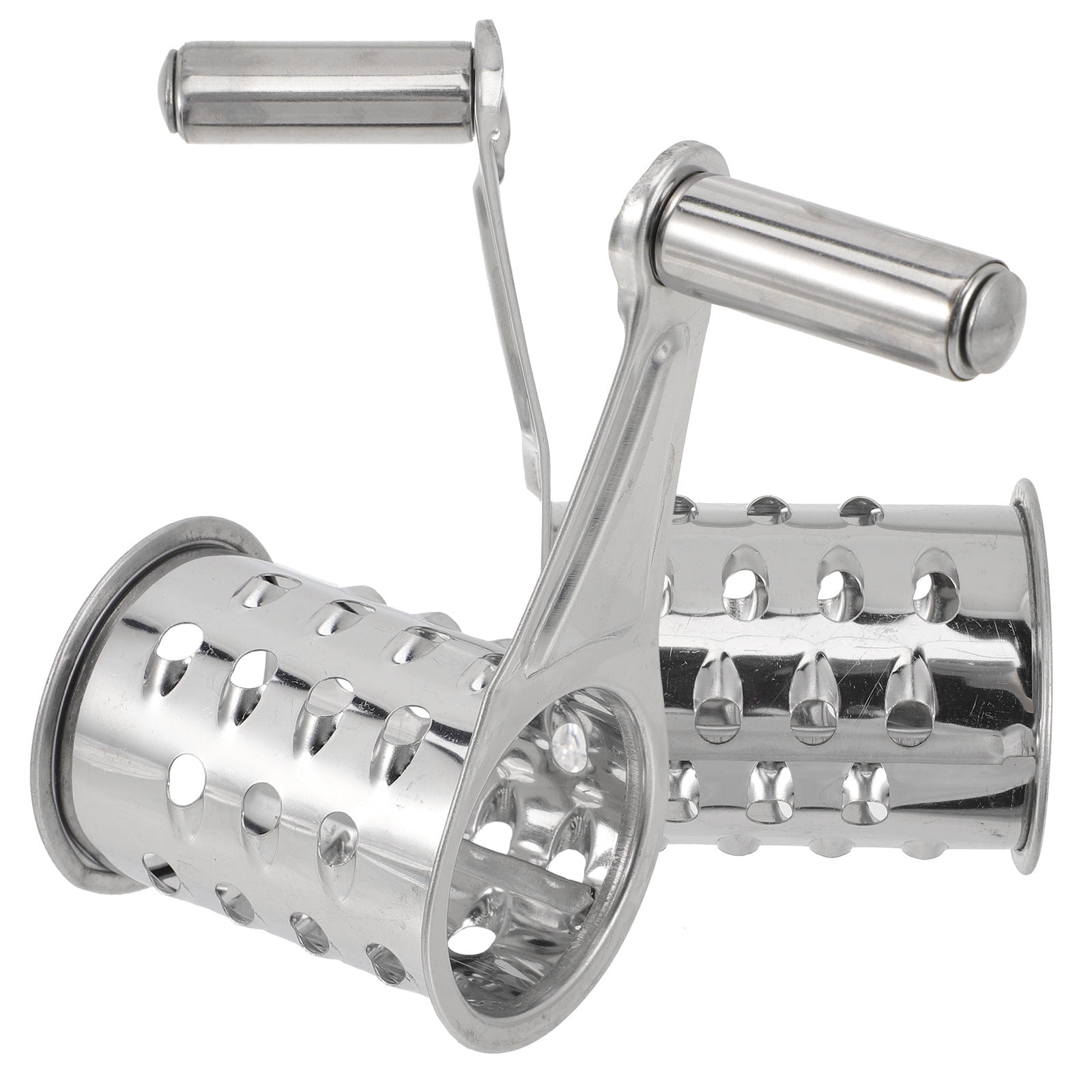 COMPUKAS 2Pcs Rotary Cheese Grater with Stainless Steel Roller Safe ...