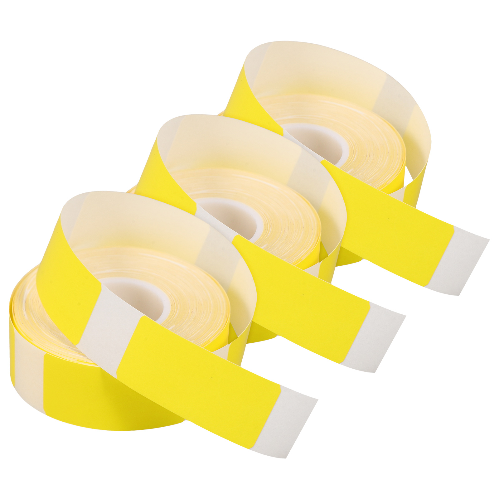COMPUKAS 3 Rolls Sticker Paper for Price Tagging Yellow Adhesive ...