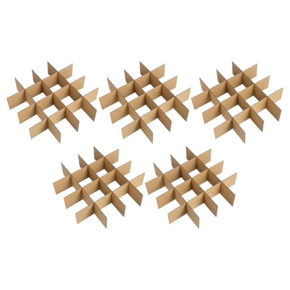 COMPUKAS 30pcs Cardboard Box Dividers For Packing Glass Cardboard Box ...
