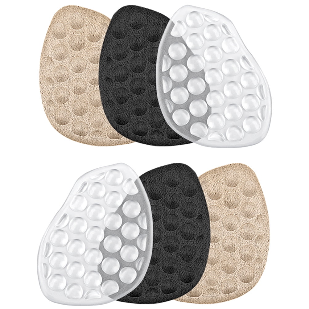 COMPUKAS 3Pairs Forefoot Shoe Pad for Women High Heels Lint GEL Foot ...