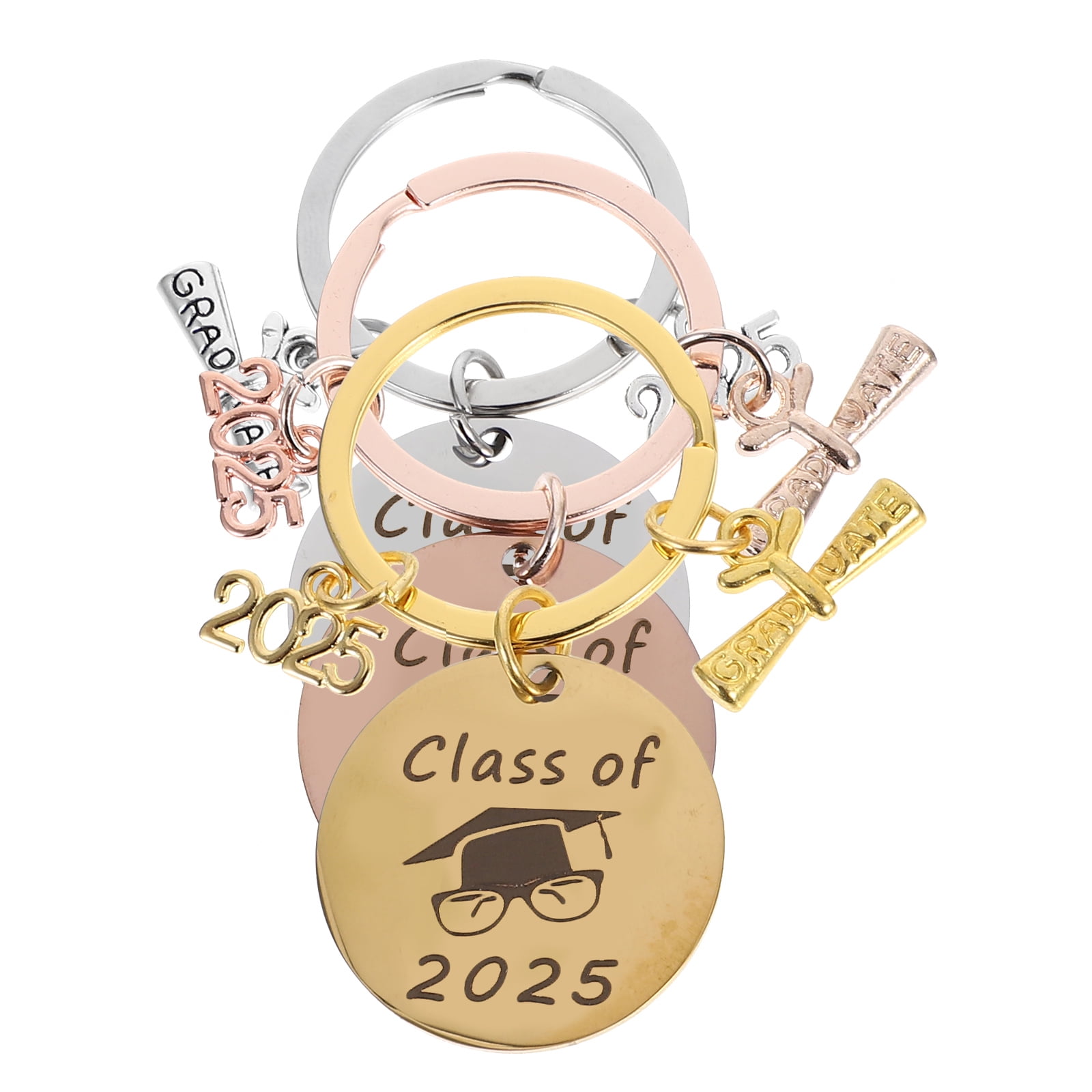COMPUKAS 3Pcs Keychain Graduation Decoration for 2025 Graduates ...