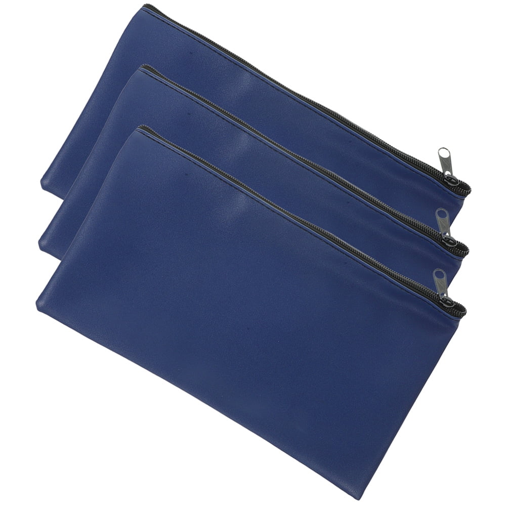 COMPUKAS 3Pcs Rectangular File Bags for Men and Women with Zipper ...