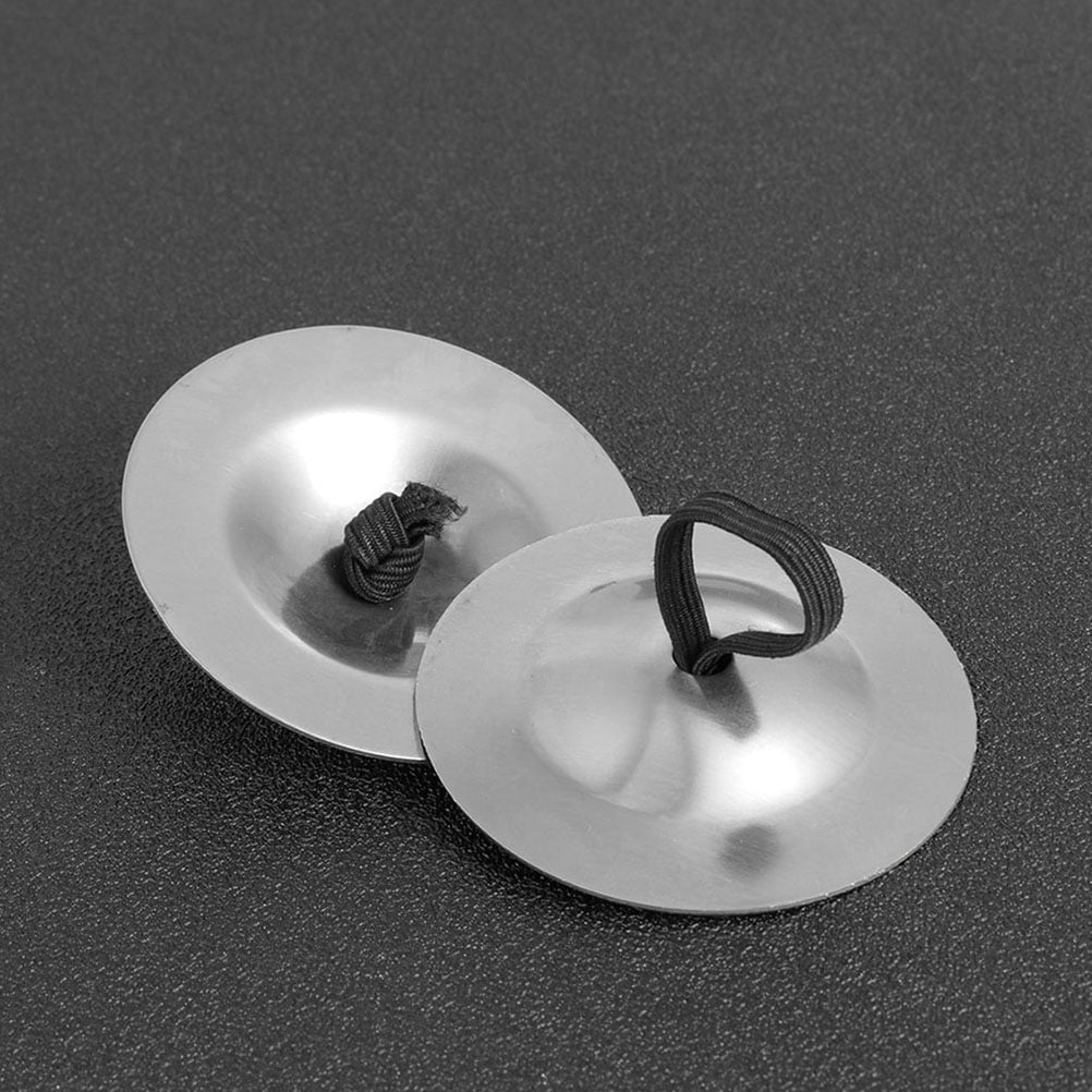 COMPUKAS Set of 4 Small Hand Cymbals Assorted Colors Performance ...