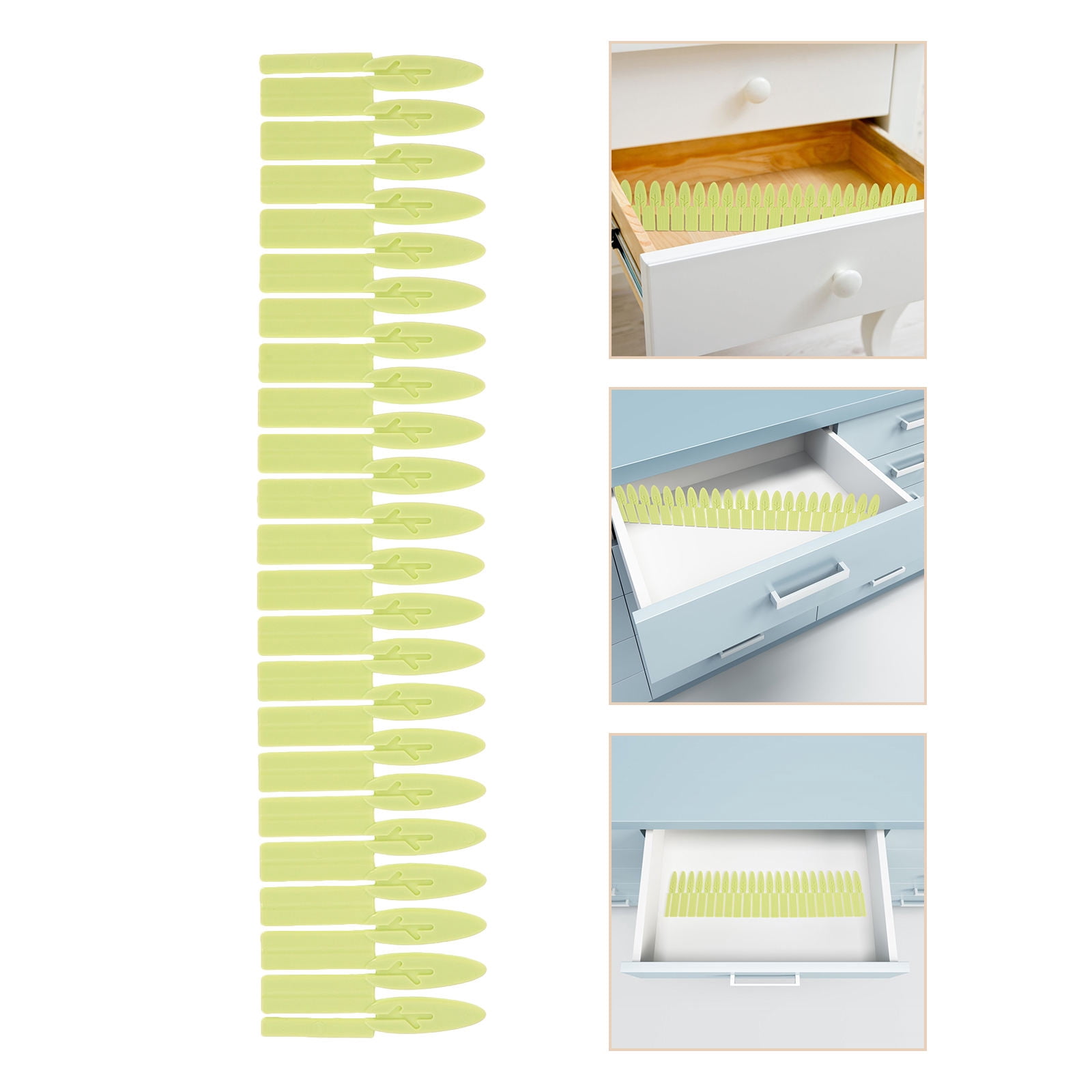 COMPUKAS 4Pcs Adjustable Drawer Separator for Closet Organization ...