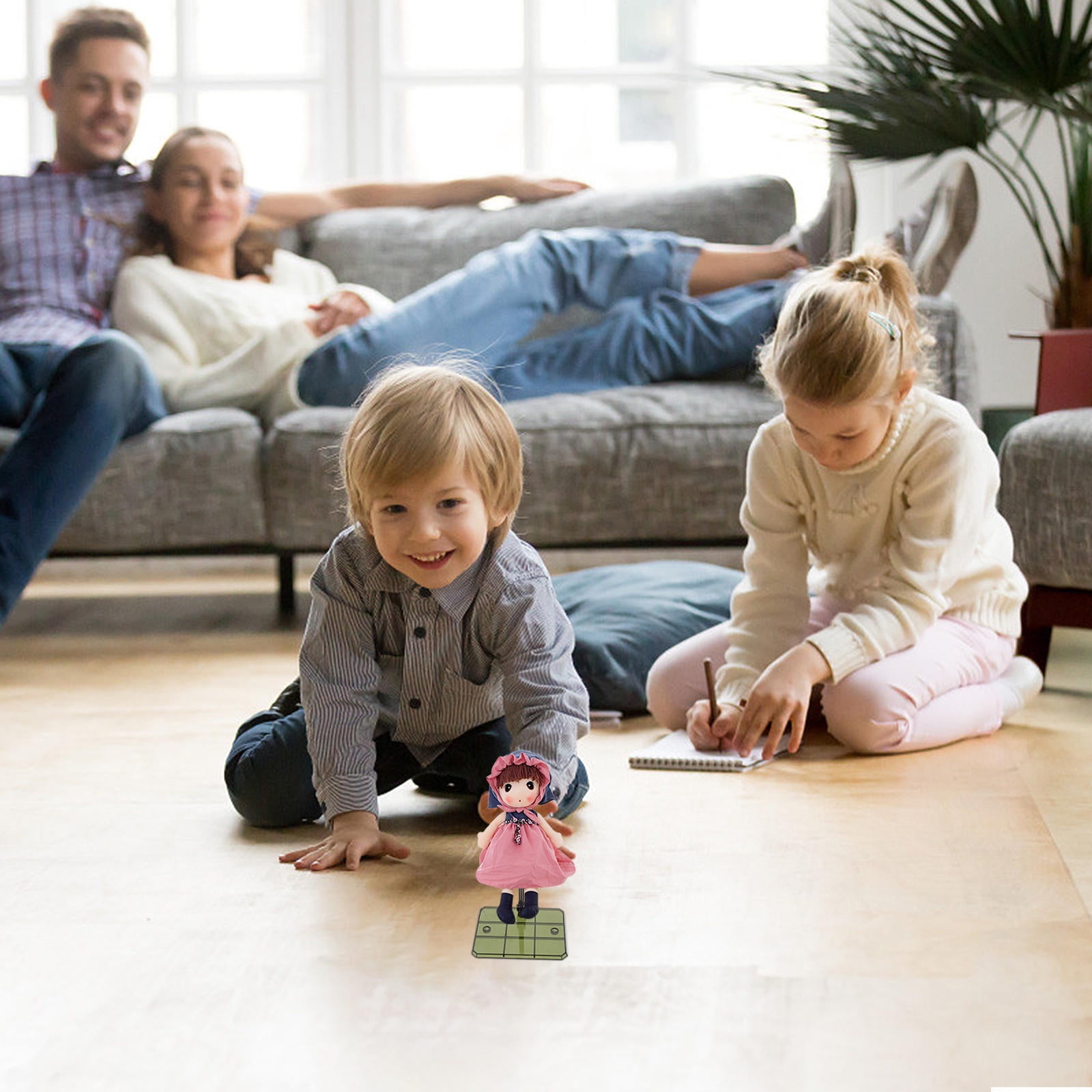 COMPUKAS 4Pcs Character Model Display Stand for Posing and Display ...