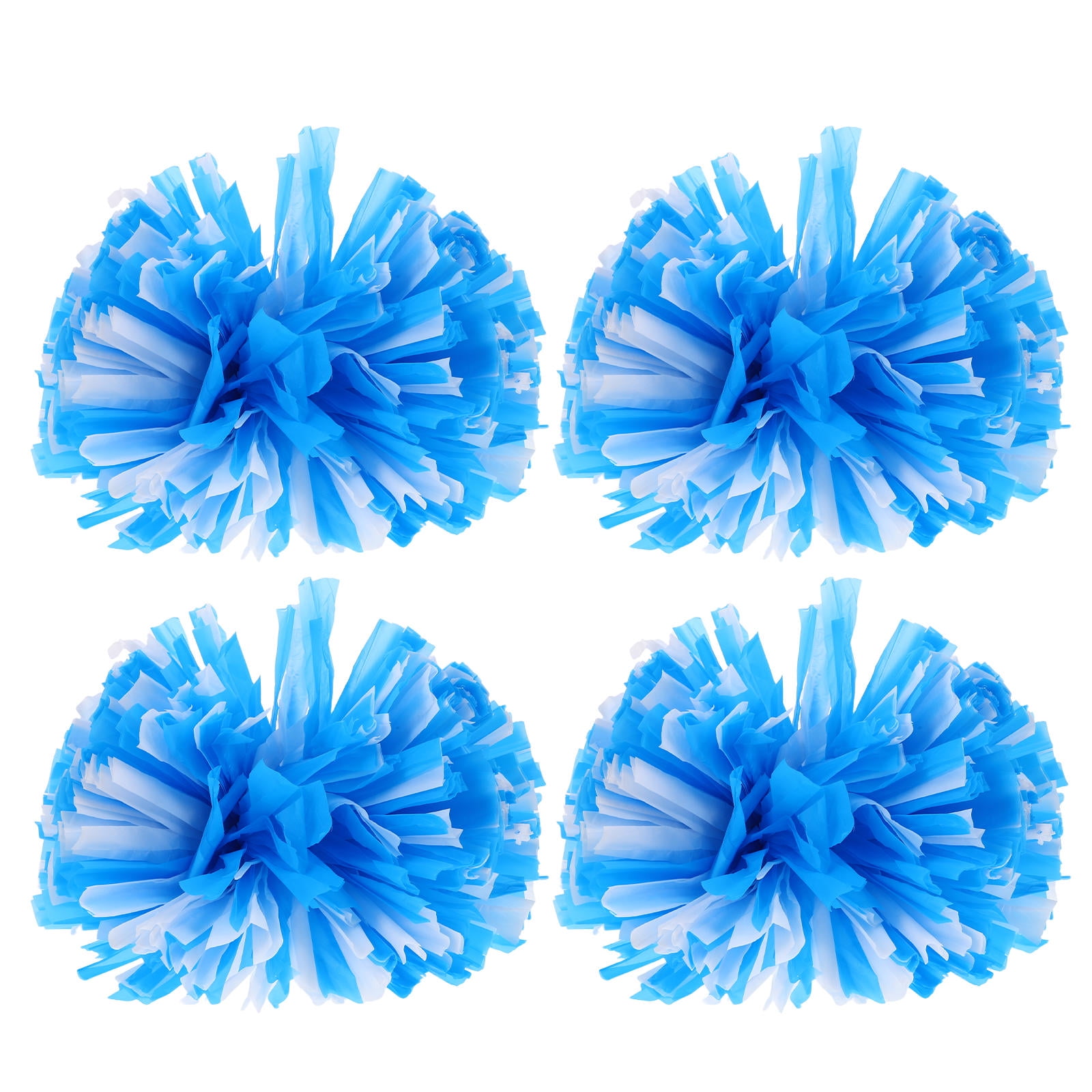 COMPUKAS Cheerleader Pom Poms 4pcs PET Material Round Shape Finger Ring ...