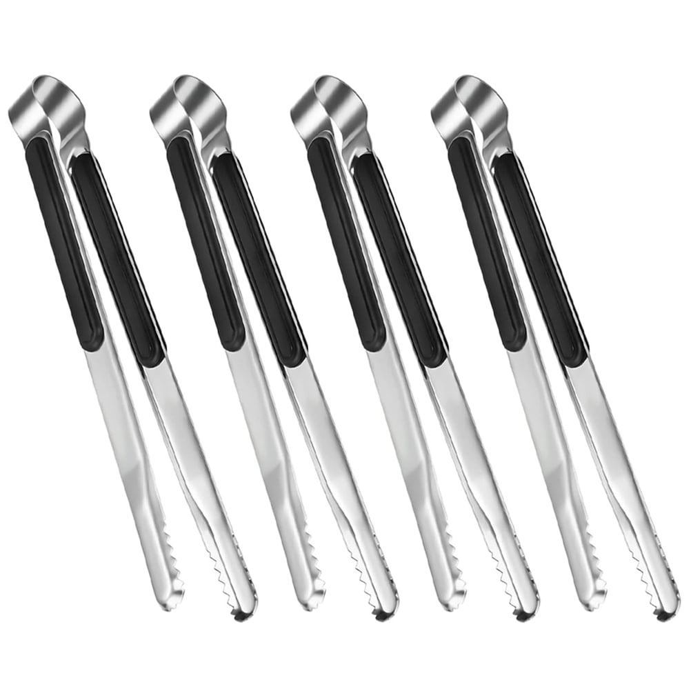COMPUKAS 4Pcs Multipurpose Barbecue Clamp Black Stainless Steel ...