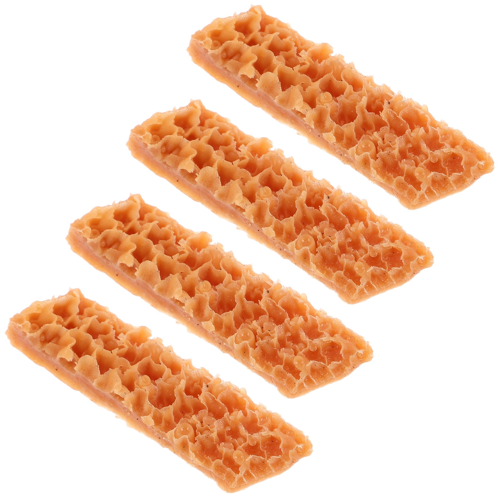 COMPUKAS 4Pcs Realistic Food Prop Beef Tripe Model Light Brown Plastic ...