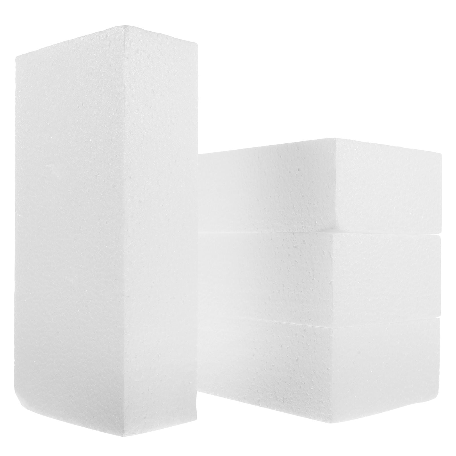 COMPUKAS polystyrene rectangle block Foam Block Craft Material White ...