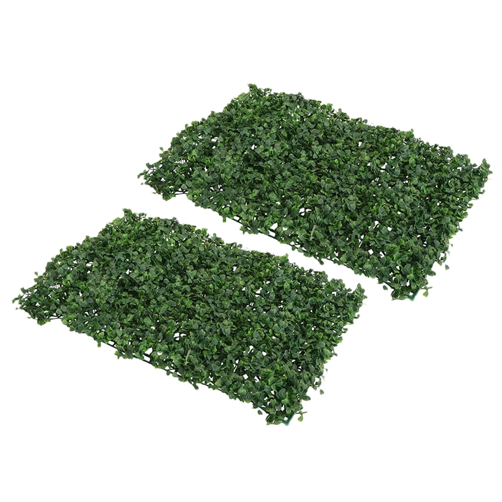 COMPUKAS fake greenery Artificial Leaf Background Decor Green Plastic ...