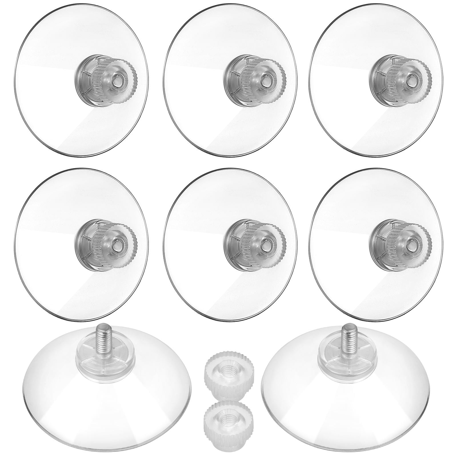 COMPUKAS 8Pcs Suction Cups For Bathroom And Wall Decorations 4.10X2 ...