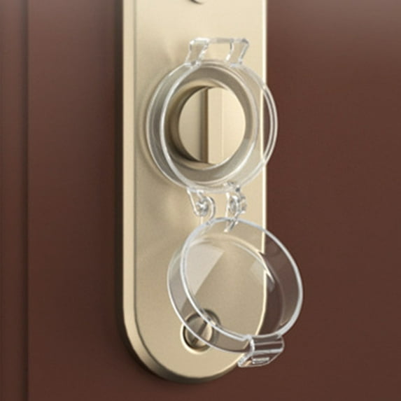 COMPUKAS ABS Glue Made Child Proof Door Lock Covers Simple Design for ...