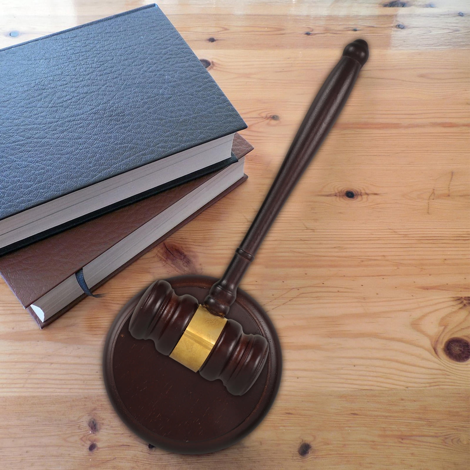 COMPUKAS Auction Gavel and Block Set 1 Set Wood for Professional ...