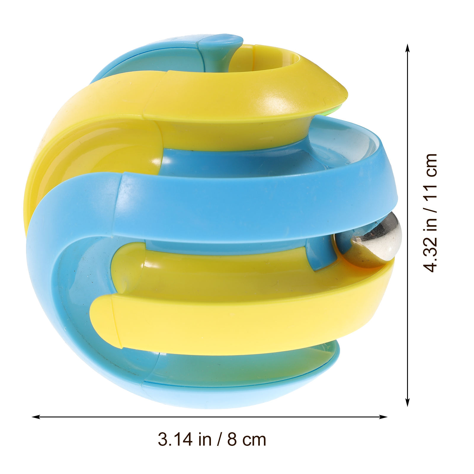 COMPUKAS Ball Fidget Rotating Rail Relief Puzzle For Adults For Relief ...