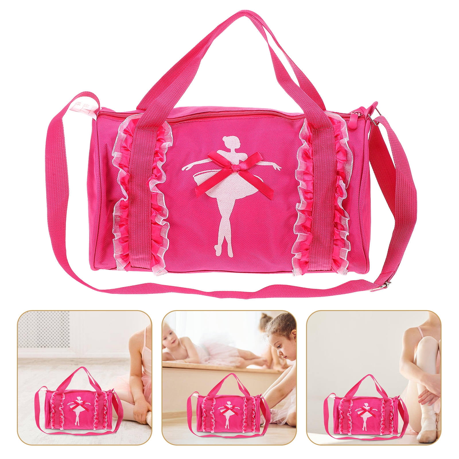 COMPUKAS Ballet Dance Handbag 1Set Durable Oxford Cloth for Girls Dance ...