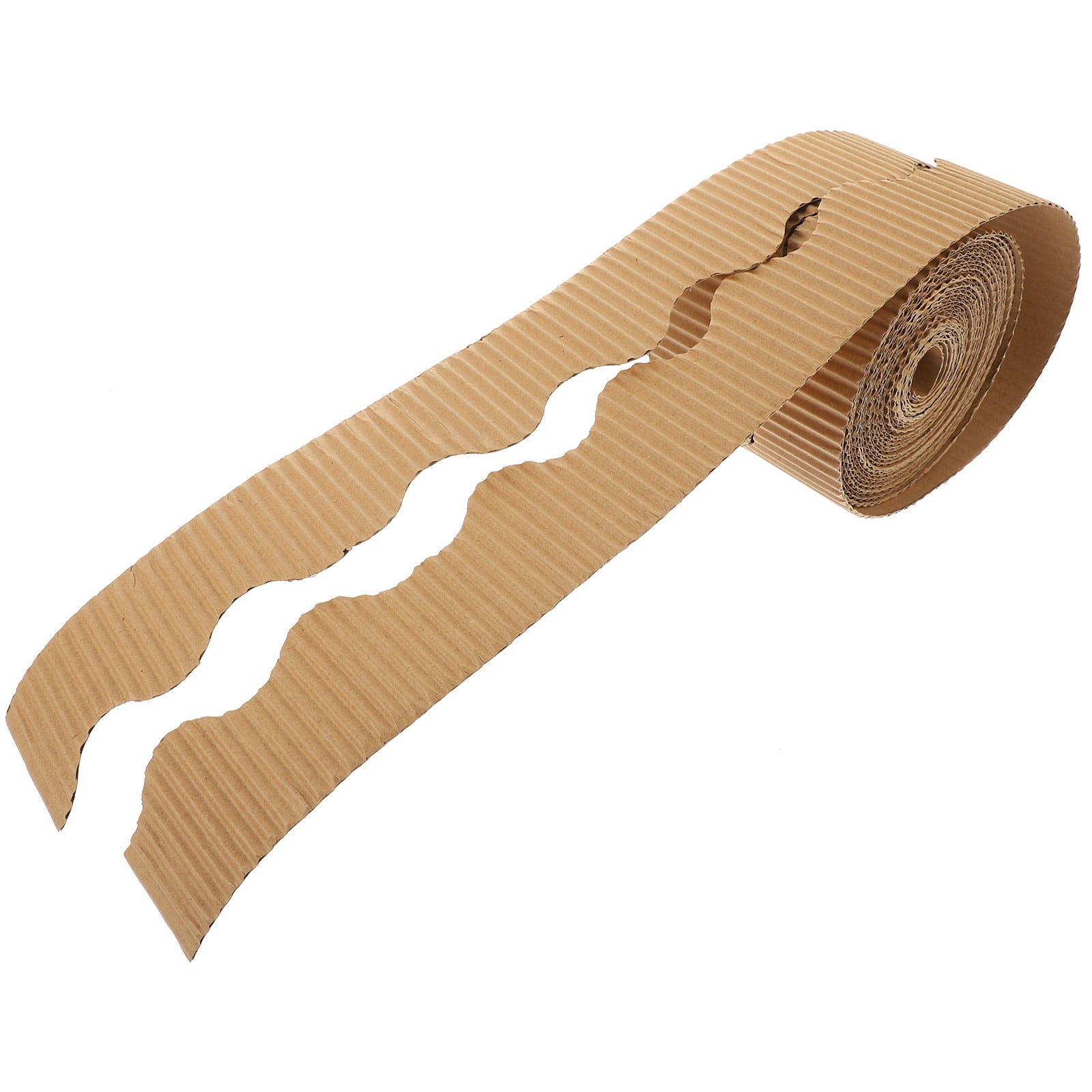 COMPUKAS Bulletin Board Border Roll 1 Roll Light Brown Paperboard for ...