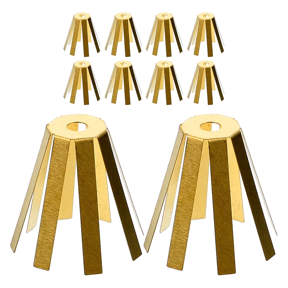 COMPUKAS Golf Club Adapter 10Pcs Golden Octopus Shape Brass Shims for ...