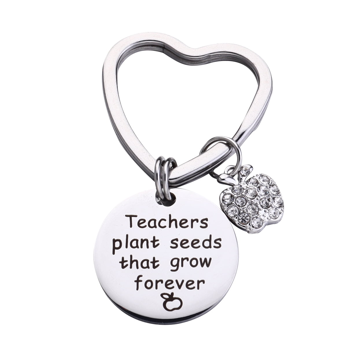 COMPUKAS Graduation Hat Pendant Keychain 1Pcs Silver Stainless Steel ...