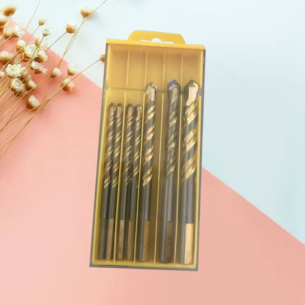 COMPUKAS Metal Drill Bit Set Assorted Color Triangular Hole Cutting ...