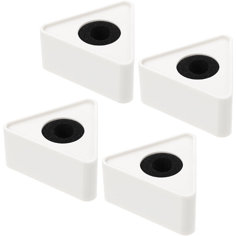 COMPUKAS White Mic Flags Triangular Microphone Flags ABS Logo Display ...
