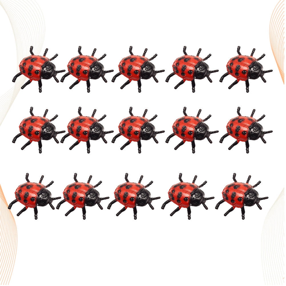 COMPUKAS Mini Ladybugs 20Pack for Ladybug Toys and Small Figurine ...