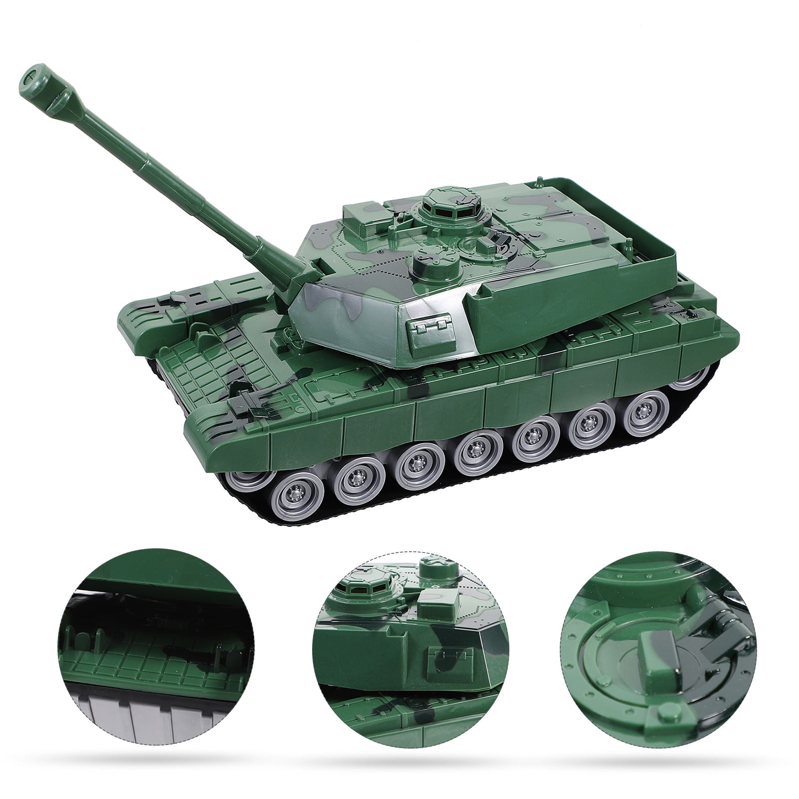 COMPUKAS Miniature Tank Model Rotating Inertia Driven Safe For ...