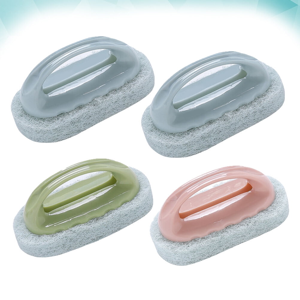 COMPUKAS Multi-Purpose Sponge Brush for Scrubbing Bathroom and Kitchen ...