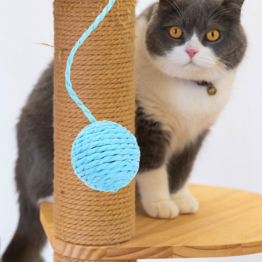 COMPUKAS Pet Toy Cat Scratching Multifunctional Kitten Scratcher 2Pcs ...