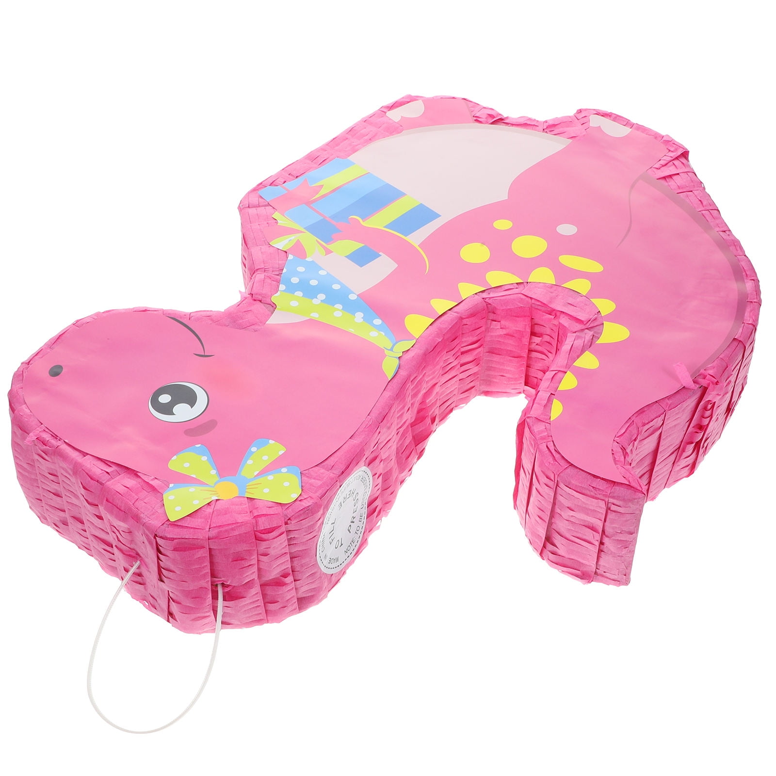 COMPUKAS Pink Dinosaur Pinata for Party Decoration Made of Safe Paper ...