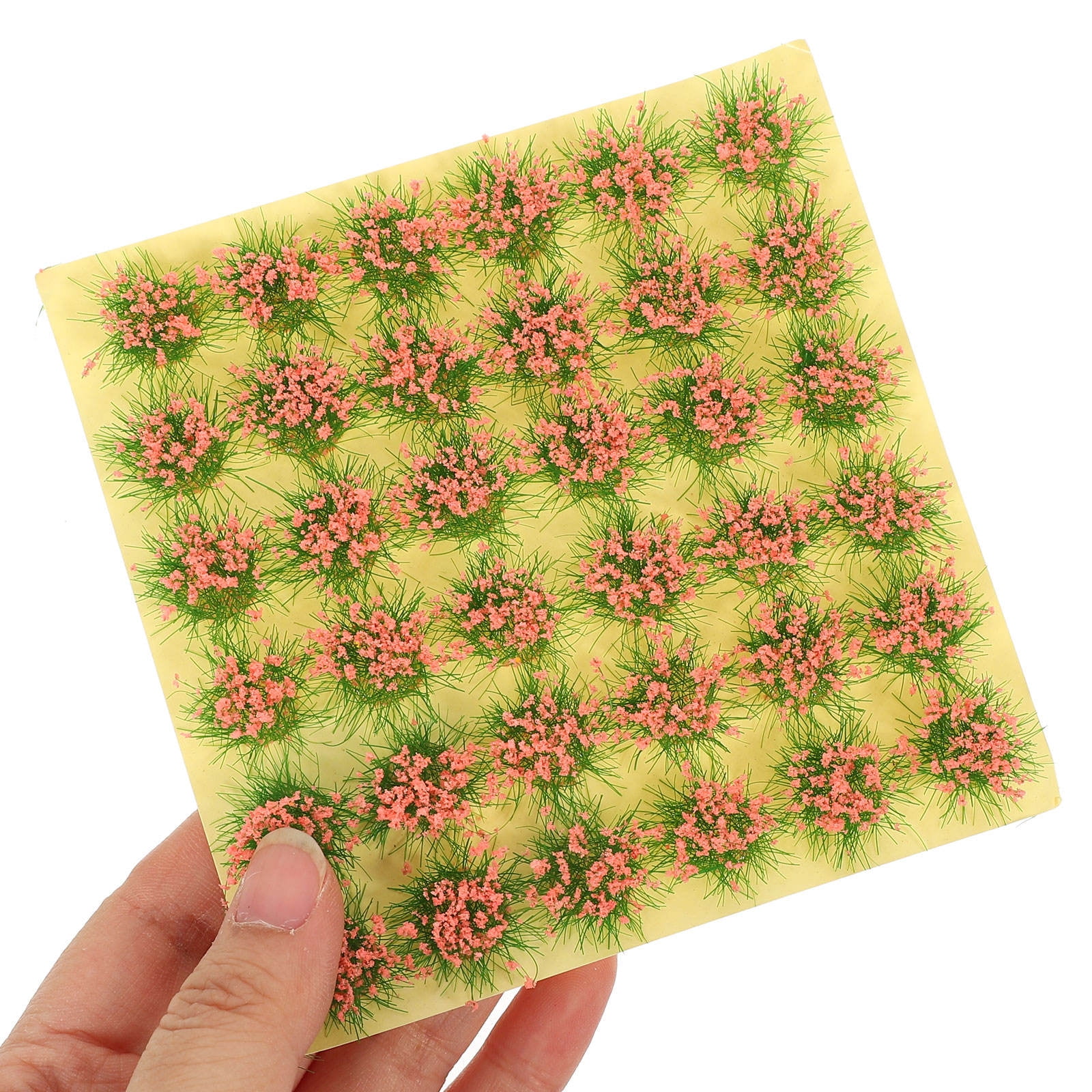 COMPUKAS Pink Flower Tuft Grass 36Pcs for Static Grass Tuft Model and ...