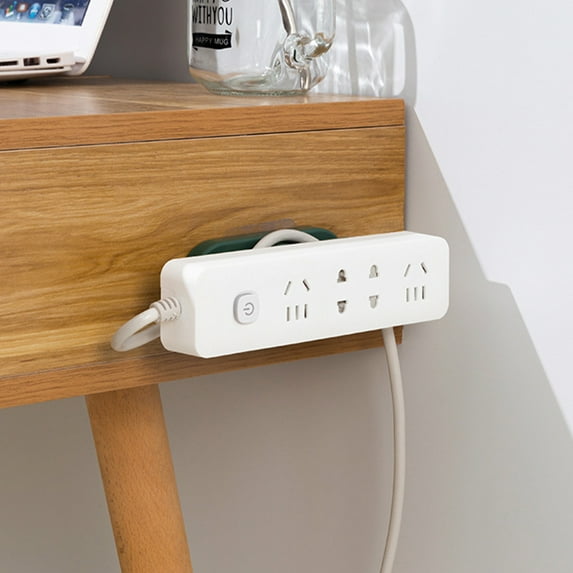 COMPUKAS Self-Adhesive Cable Anchors 3pcs Plastic Socket Holders Wall ...