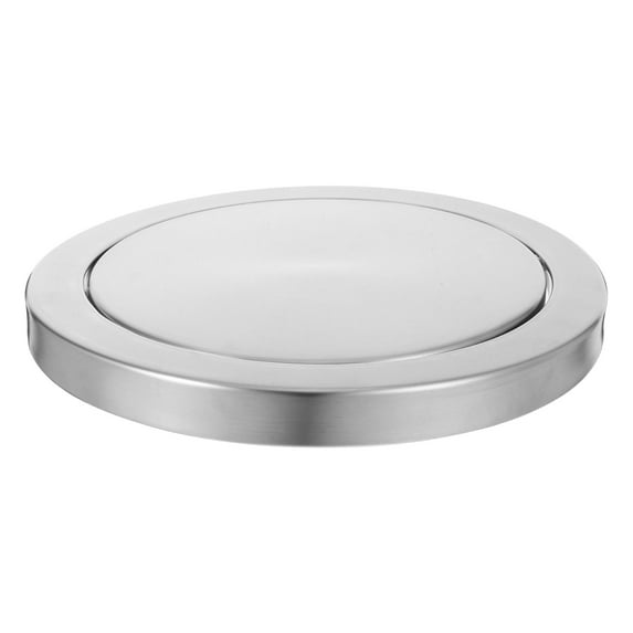 COMPUKAS Stainless Steel Countertop Waste Bin Lid Swinging Flap for ...