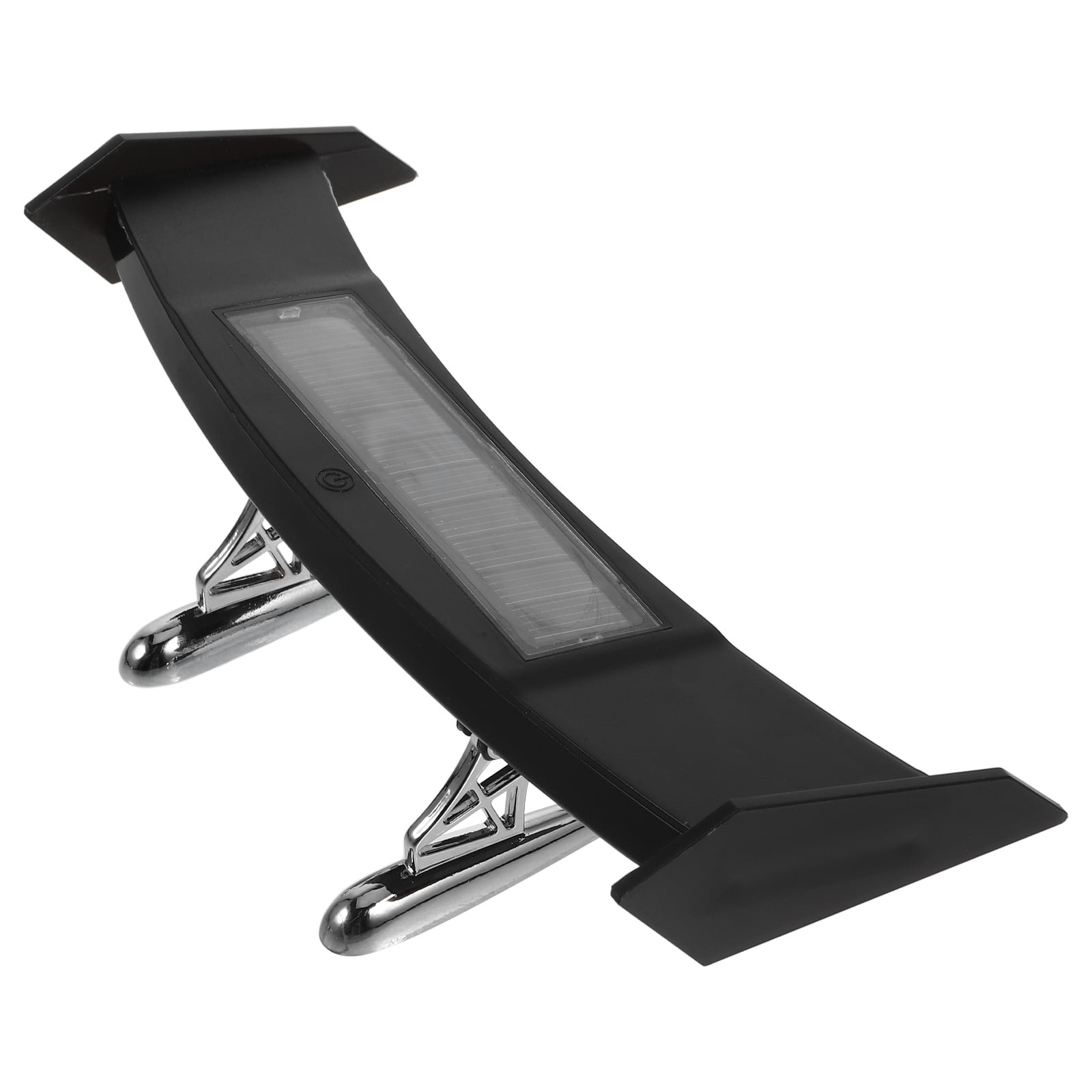 COMPUKAS Universal Black Car Trunk Spoiler with Integrated Solar Light ...