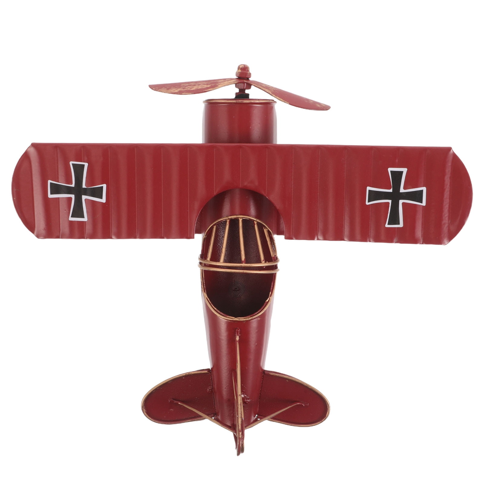 COMPUKAS Vintage Biplane Aircraft Model Collectible for Aviation Fans ...