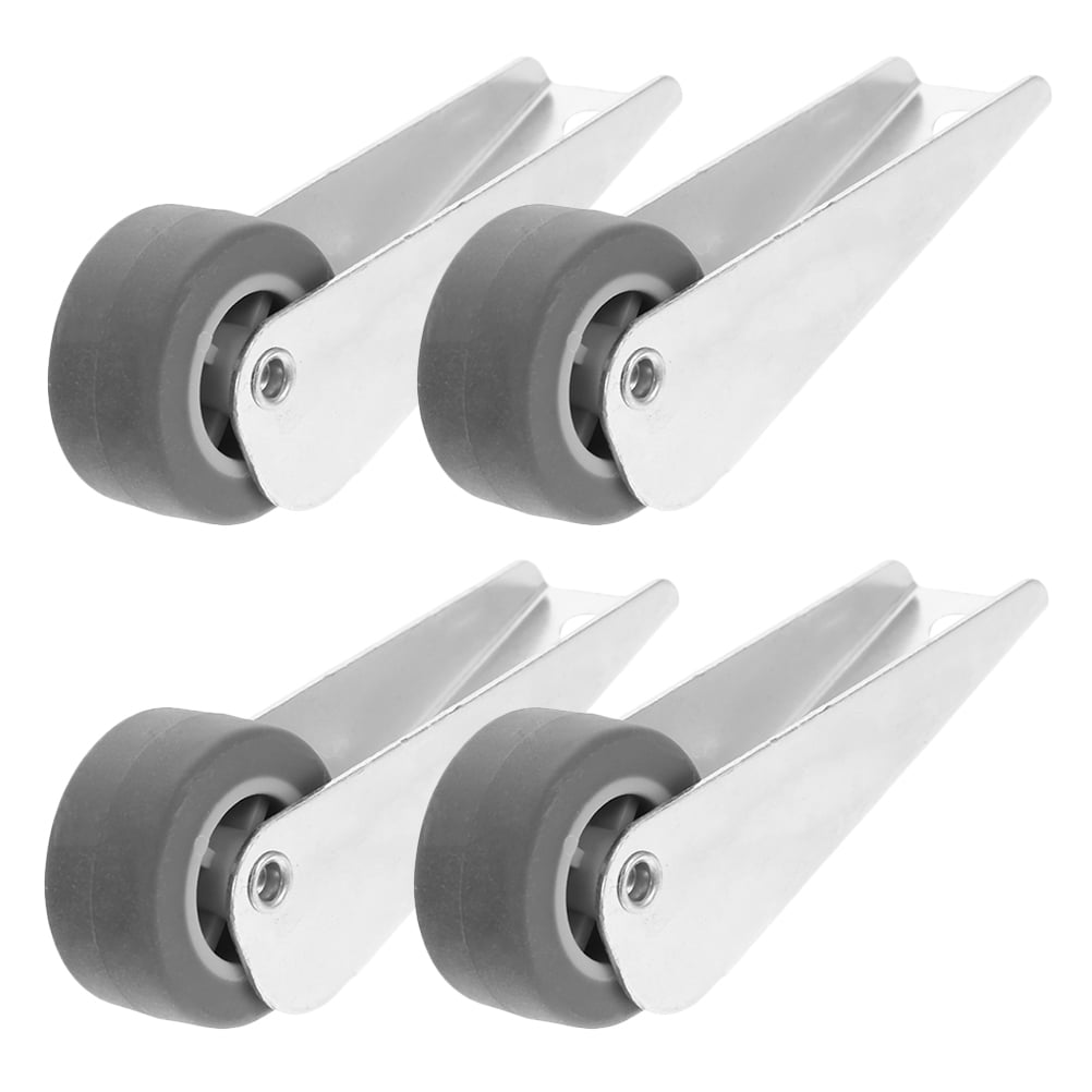 COMPUKAS door bottom rollers Door Roller Silver Nylon with Smooth ...