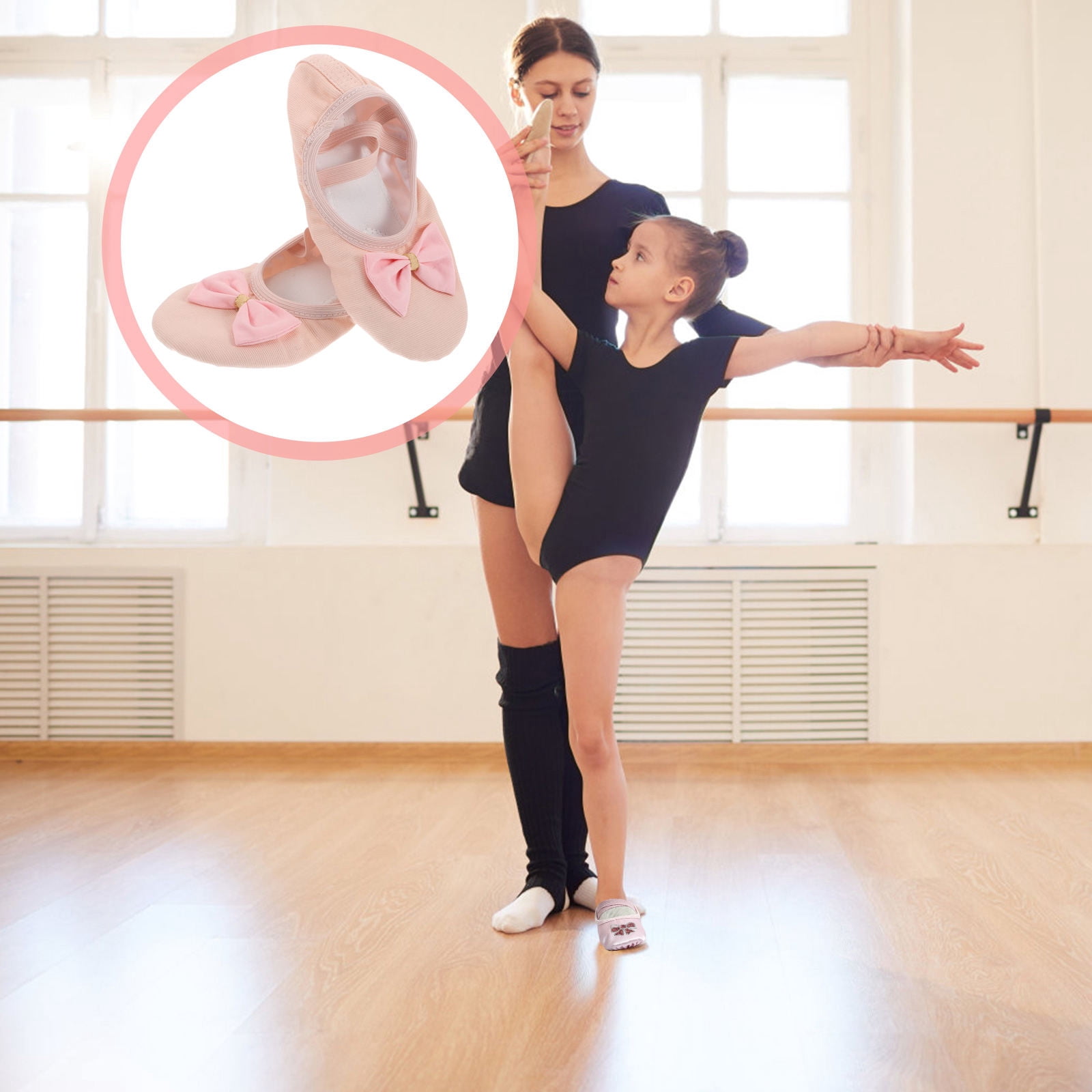 COMPUKAS Canvas Ballet Shoes for Little Kids, 1 Pair, Comfortable and ...
