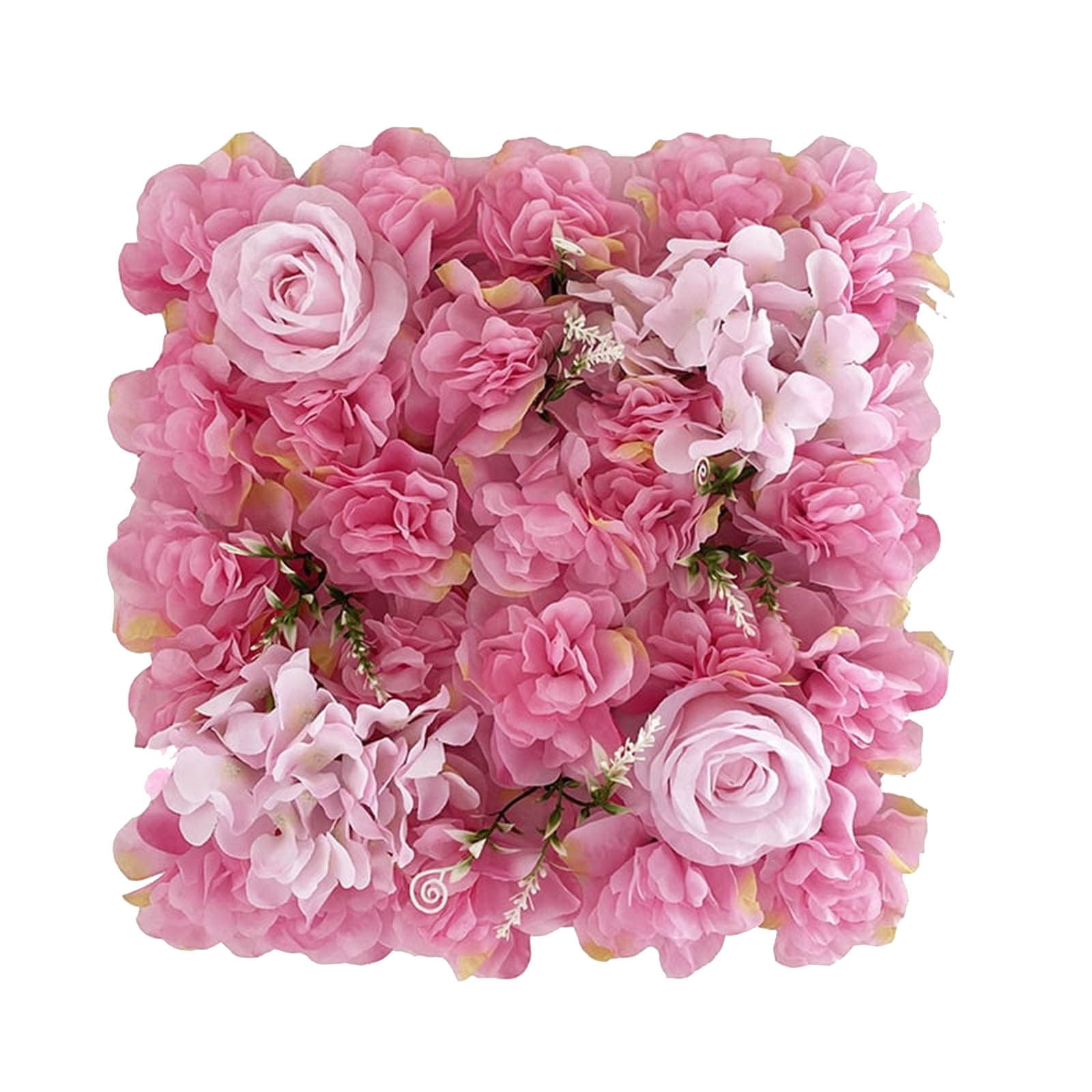 COMTOA Clearance 3D Flower Wall Backdrop - Artificial Flower Wall Panel ...