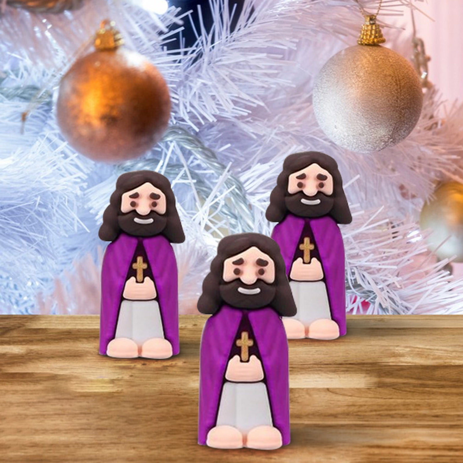 COMTOA Clearance Bulk Mini Jesus Figurines 2025 | Tiny Christ Savior ...