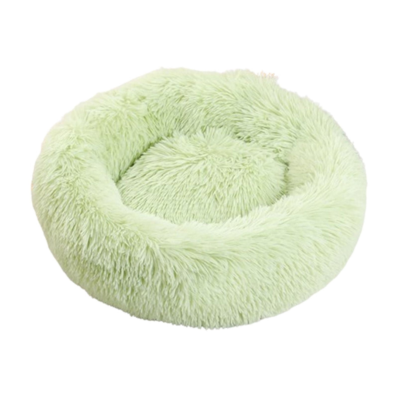 Calming Cat Round Bed for Indoor Comfort, Slip-Resistant Bottom ...