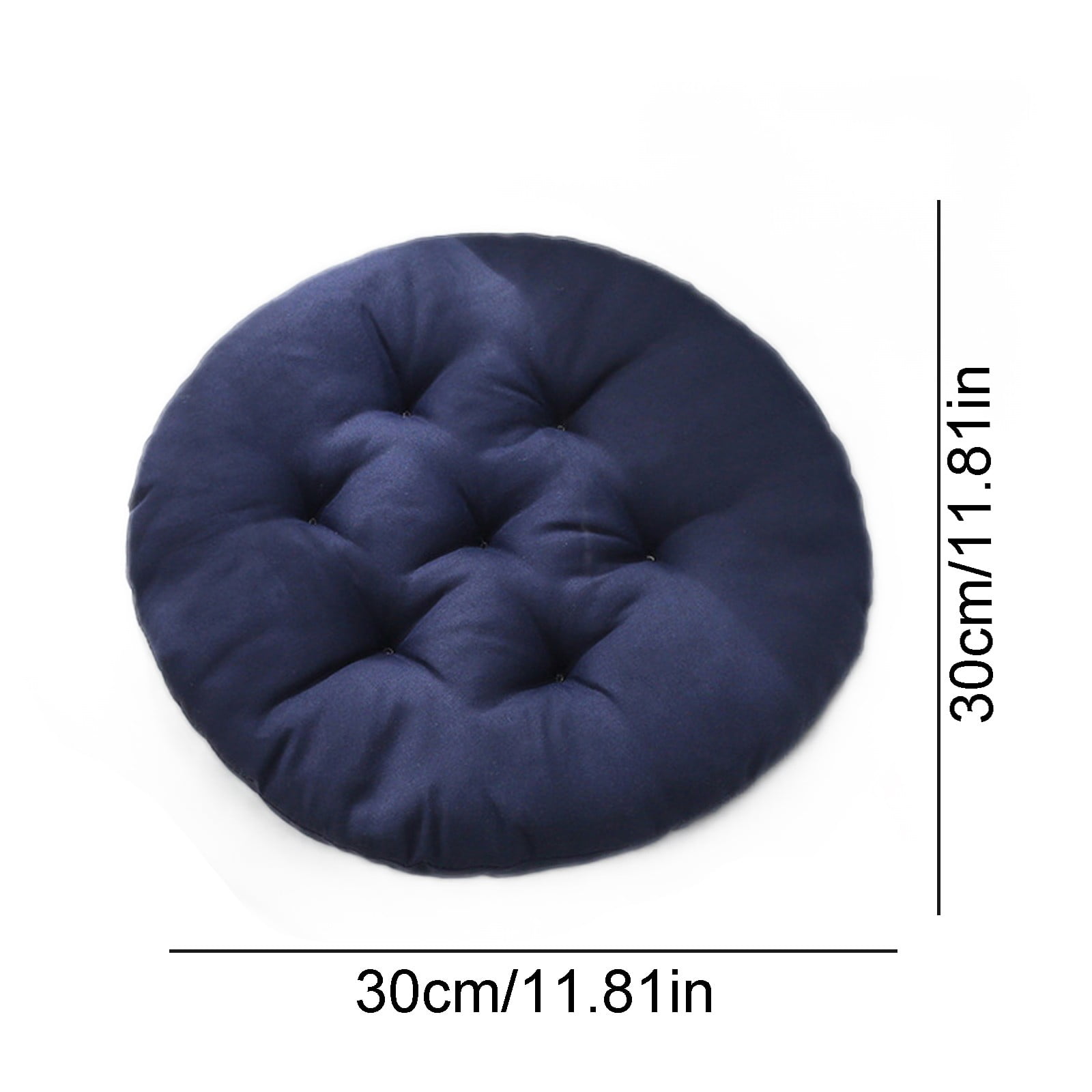 Fluffy Tufted Round Chair Cushions | All-Weather Outdoor Seat Pads for ...