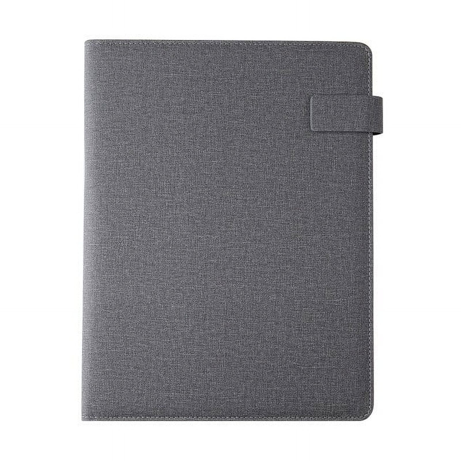 PU Leather Portfolio Organizer Binder for Men and Women - Interview ...