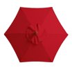 7.5FT Patio Umbrella Replacement Canopy, Market Umbrella Top, Outdoor ...
