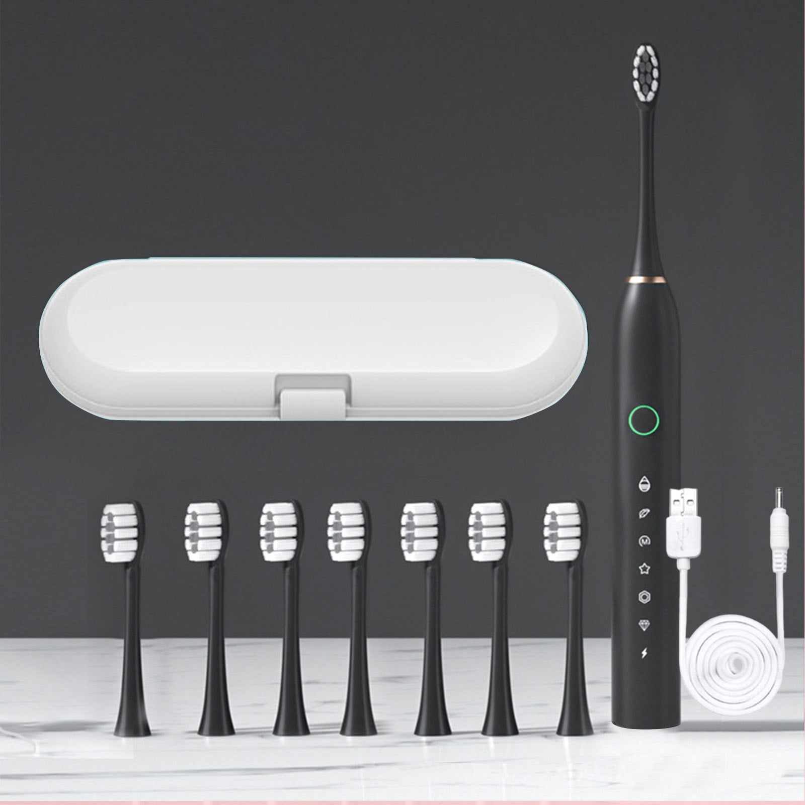 Rechargeable Electric Toothbrushes for Adults and Kids, Whitening Tooth ...